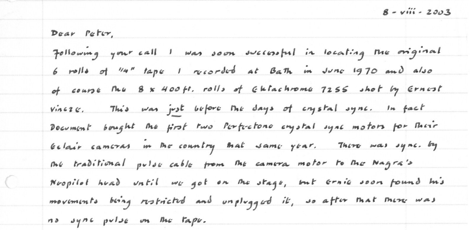 Inside Peter Whitehead's Filming of Led Zeppelin in 1970 And The 52 ...