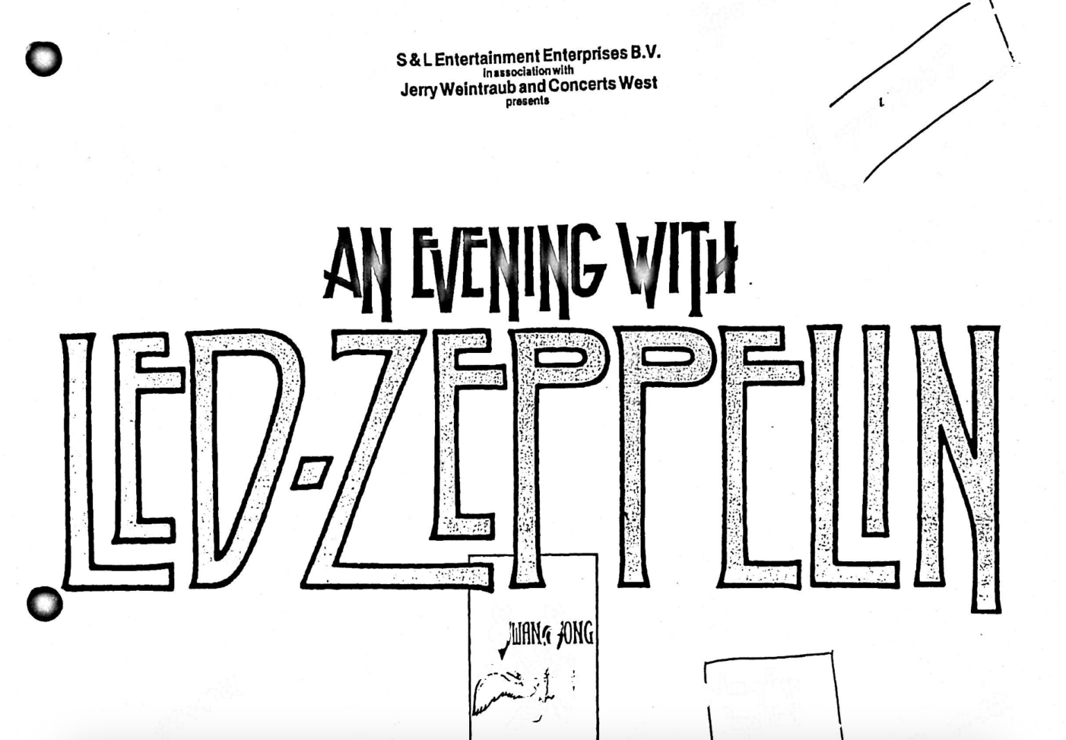 The intricate global network of companies behind Led Zeppelin's 1977 US ...