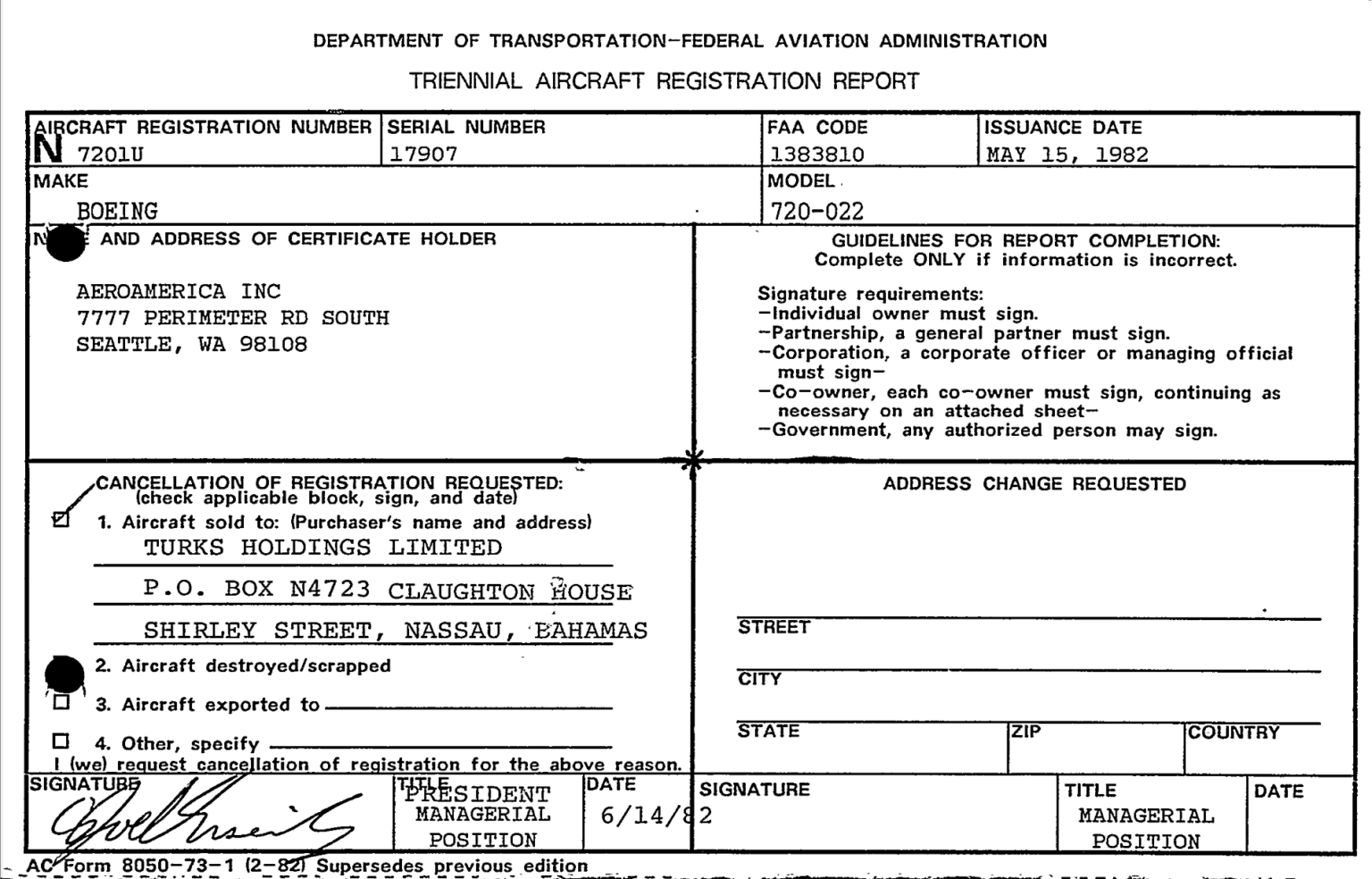 The complete history of The Starship, the Boeing 720 plane used by Led ...
