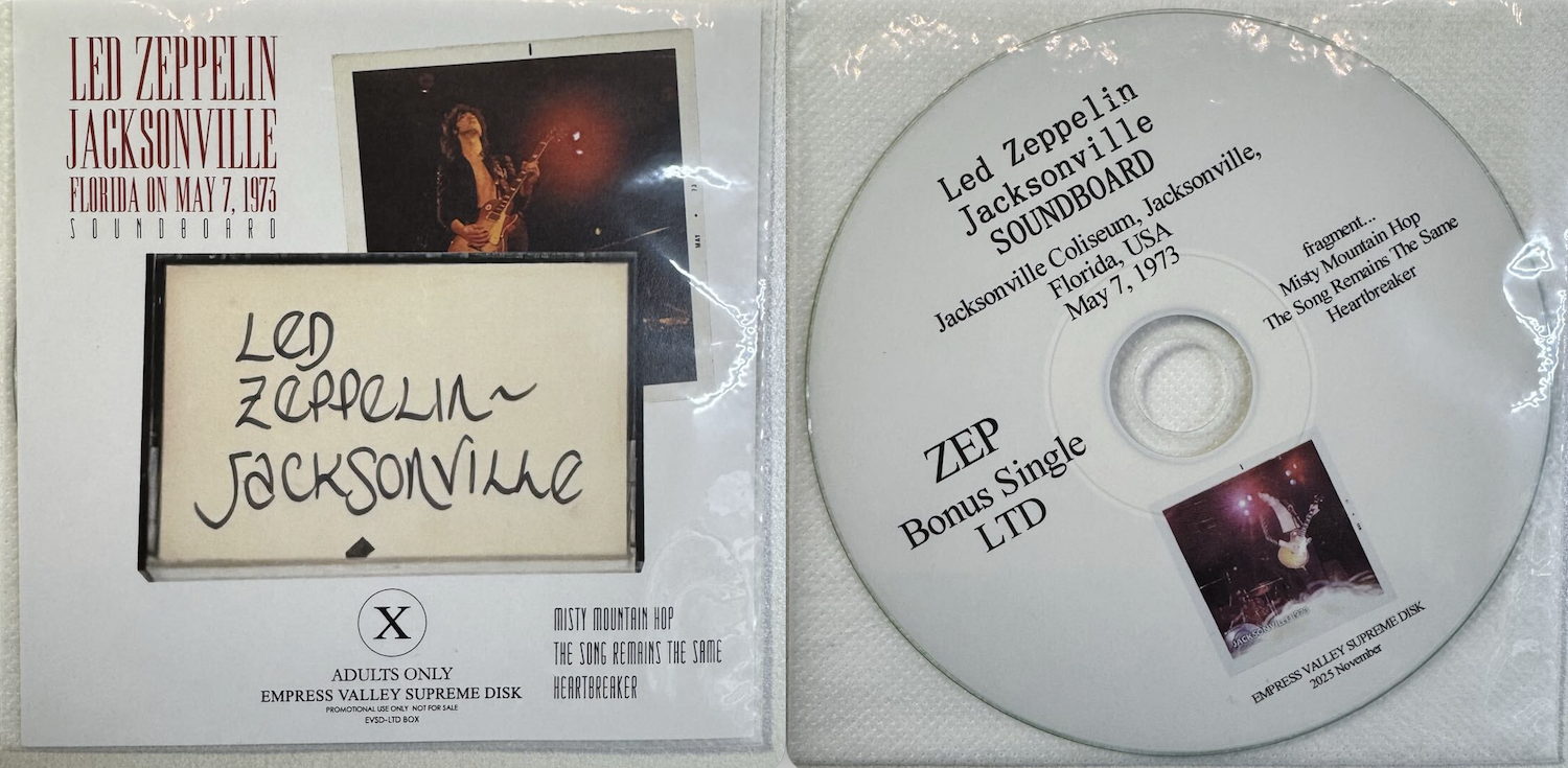 Empress Valley released the sample of the Jacksonville 1973 soundboard ...